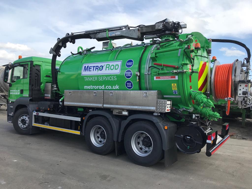 New tanker Joins the fleet at Metro Rod to solve your drainage disasters