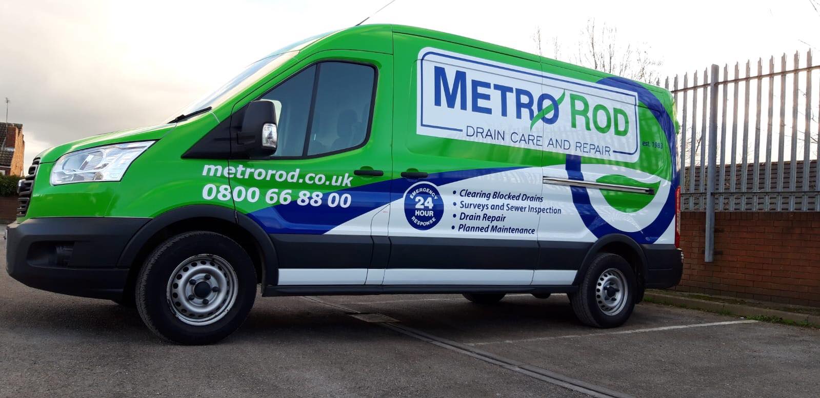 Another Drainage Van gets a Makeover, Another Green Van joins our Fleet
